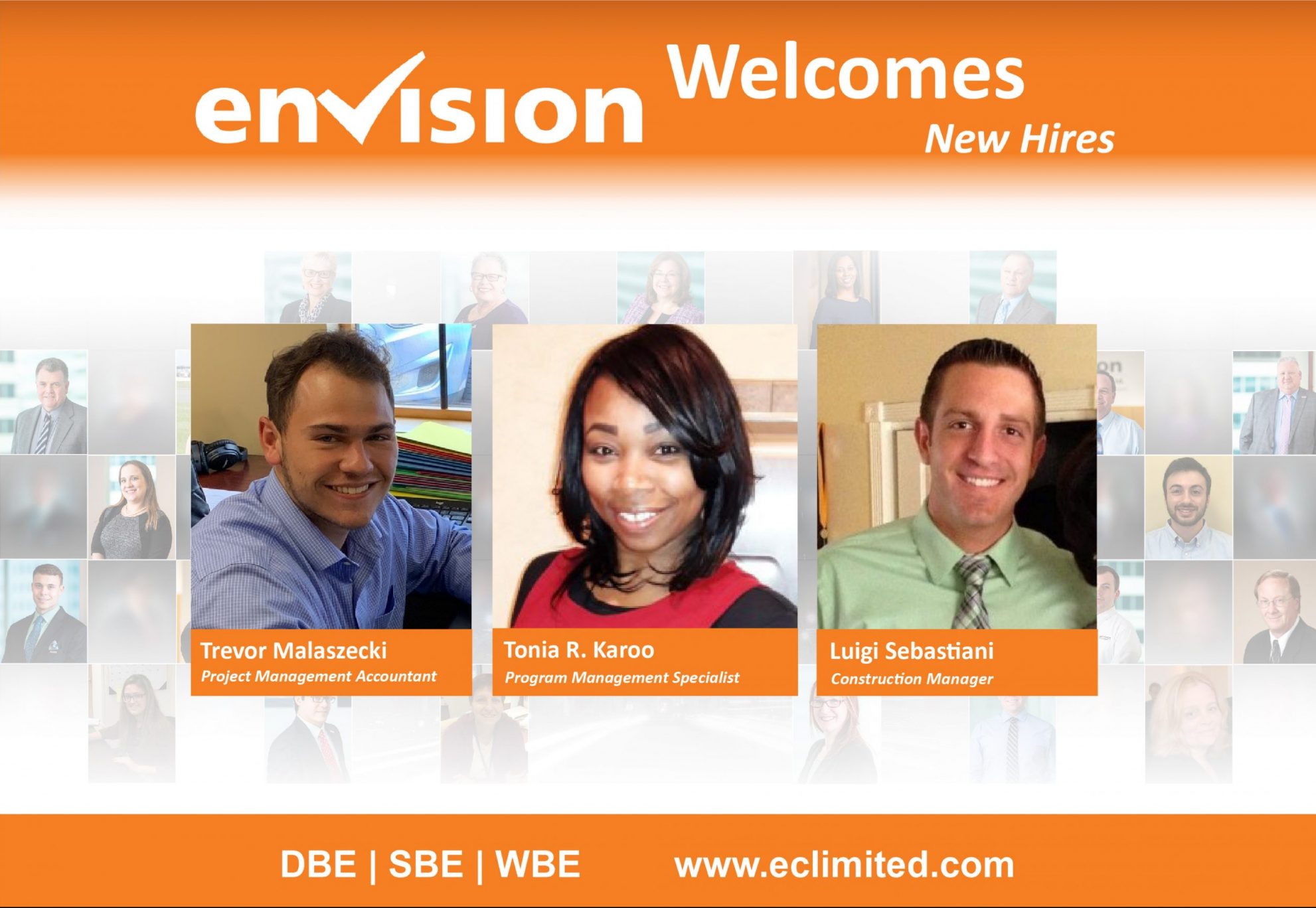 Envision Welcomes New Hires – Envision Consultants